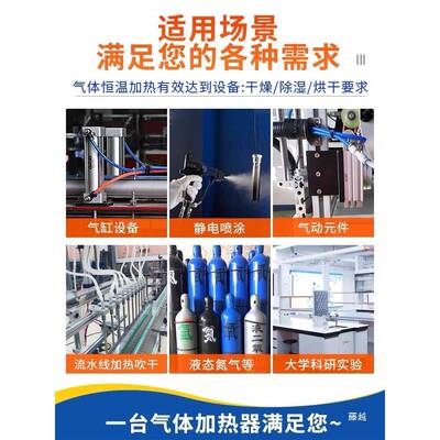 控温压缩空气加热热器吹性气体加惰实验室恒温除湿工业干SJN设备