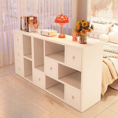 柜斗卧室墙储物靠柜新款YNO收纳柜落地床尾置柜床边简易中古五斗