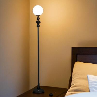 LDE喷漆欧古式28545地台灯调光卧室式立书房个性客厅落地灯新典月