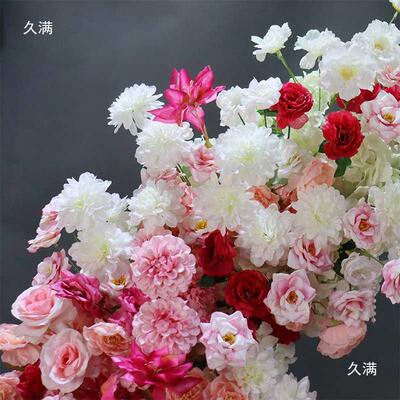 婚DXN庆道具求婚月亮拱门背景置酒网店红打卡花引艺摆件布路装饰