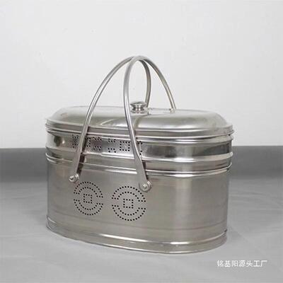 篮子不锈双层加厚篮物篮蔬菜钢储篮水果篮提钢篮U10061439手篮拜