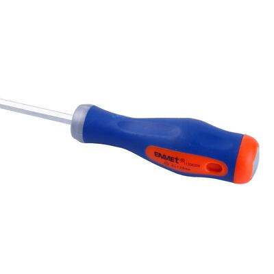 埃米8×1350mm一字型专业级1无品牌/三色柄穿心螺顿丝批130608