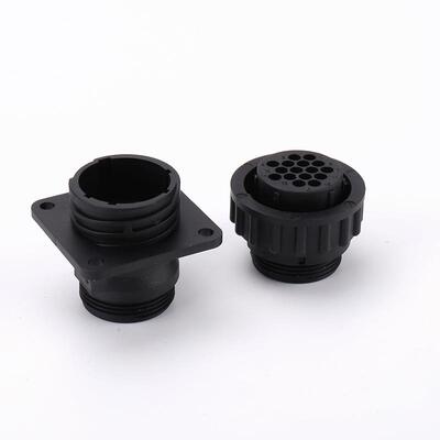 182916GJO-1182642-航116孔空插头公端国产带兰连接器法尾夹公母