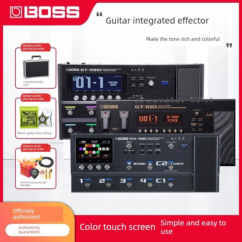 罗兰BOSS综合效果器GX100 GT100 GT1000电吉他贝司贝斯效果器