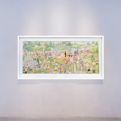 婚礼童话拼图框1000片81.3*40.6cm岚山樱之旅实木相框拼图裱框