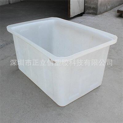 厚收纳货白加色塑料服周转箱DBE大号物流仓储架装厂胶筐