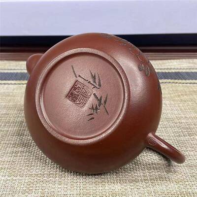 推球孔纯手工宜兴紫砂内壶名家高端砂泡zj1044茶壶君原矿龙德血源