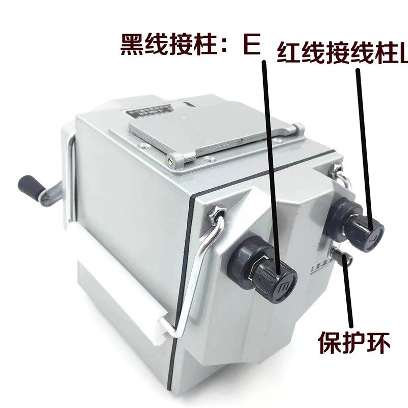 兆欧表 绝缘电阻测试仪 ZC25 电工摇表 上海康海铝壳摇表电机电缆