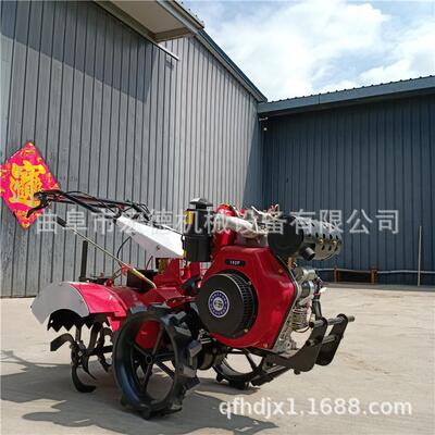 农用四驱微耕机JUD多功能柴旋机新型开耕沟油犁地机
