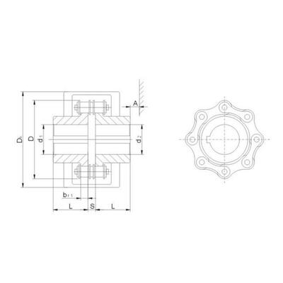 KC501链滚子链联6轴器KC0KXD18条8联轴器