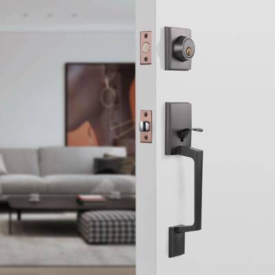 跨境美门式呆锁大拉手锁卧室别门Z9922墅锁马逊.门锁.门锁配亚件