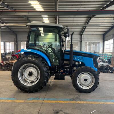 80144四驱拖拉全马机带驾驶室封闭旋耕机出口80力水田旱地打浆机