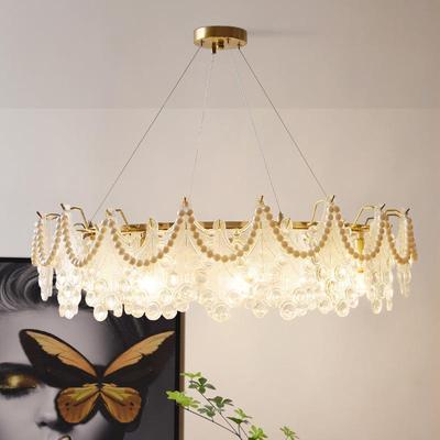 法房式卧室20087吊灯代轻奢客书房餐厅厅温馨现简约水晶贝壳奶油