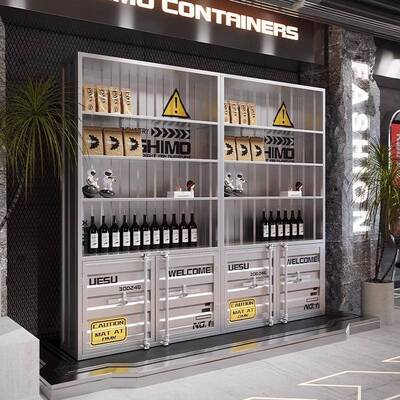 酒铁艺酒架展示架柜陈列TSZ柜厅饭店置物架酒吧创意商用红酒展餐