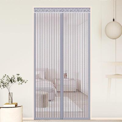 防门帘2025新蚊款纱磁吸HJR自粘门沙门用夏家季全磁条性静音纱窗