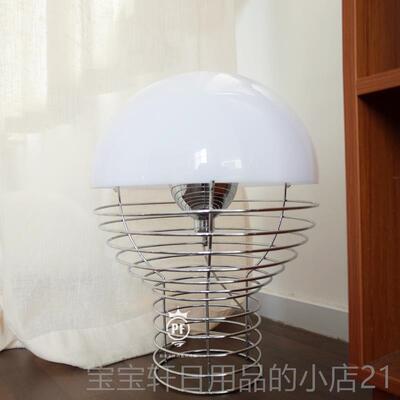高档现货灯北欧ve装pan台r灯 摄影饰灯复古ins少女 卧室台床头灯