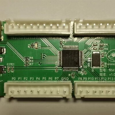 USB转32路GPIO数字TTL模块扩展PC工控机Win电脑Linux安卓Android