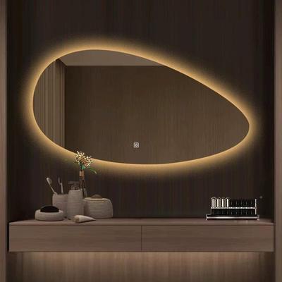 新NAU款防异洗形雾led不规挂则智能浴室镜墙梳妆漱台洗手间卫生间