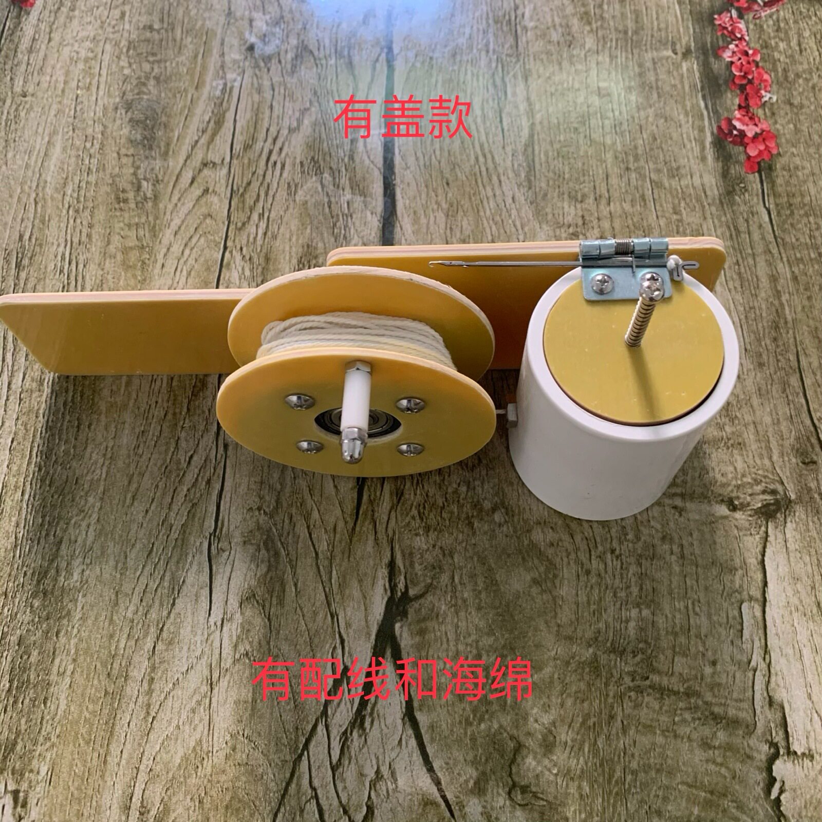墨斗 工地放线墨斗墨水墨斗工地现场用墨斗 手工制作墨斗其他绢花