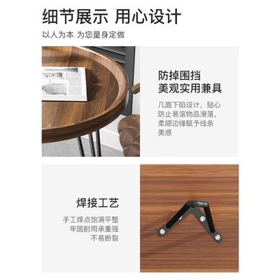 小几茶厅置物圆架阳台小桌子E99客边桌简易小桌床头边几网红小圆