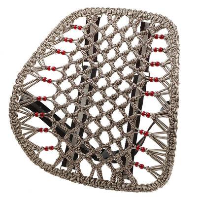 GVM汽车腰靠车用靠夏季手编透支气椅腰枕办公背室久坐按摩撑护腰