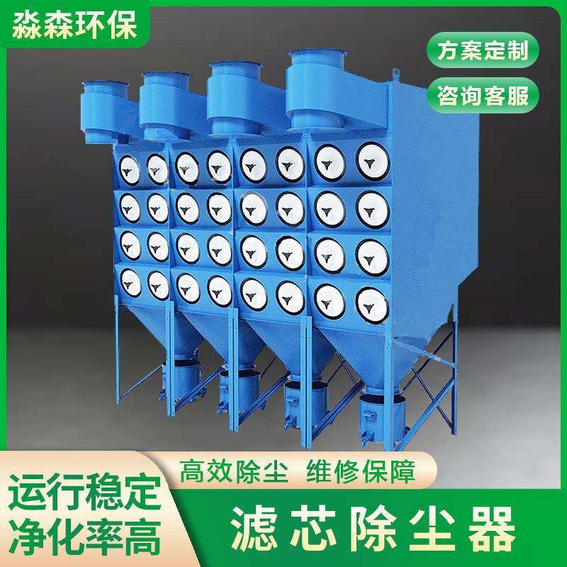 厂家直供滤芯除尘器滤筒脉冲式粉尘处理空气净化工业除尘设备