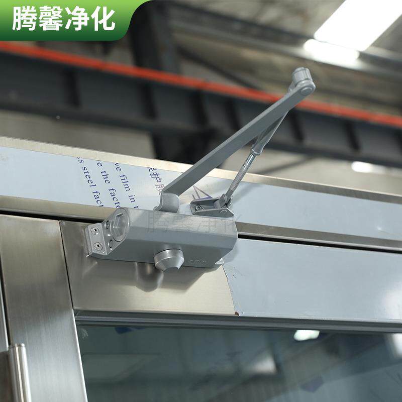 感不详询净钢风淋通道单人单吹锈风淋室无尘化自动应风淋门