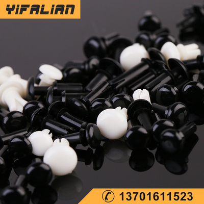 尼龙按压式铆钉R3035卡扣塑料蓬胀钉PC板固定扣R3R4R5子母扣铆钉