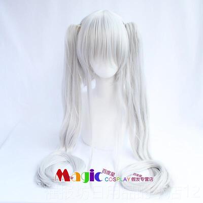 正品现货 美少女 万华镜 篝之雾枝马尾款 萝莉 OCS假发 双银白色
