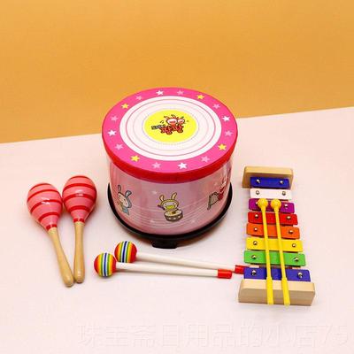 高档奥尔夫打击乐器儿童鼓敲鼓打幼园表演鼓手拍鼓鼓军鼓手鼓地堂
