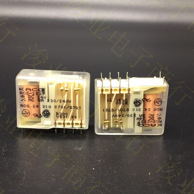 KACO新款其他海外地区 ROS-2537 DC24安全继电器 8A 230240V 10脚