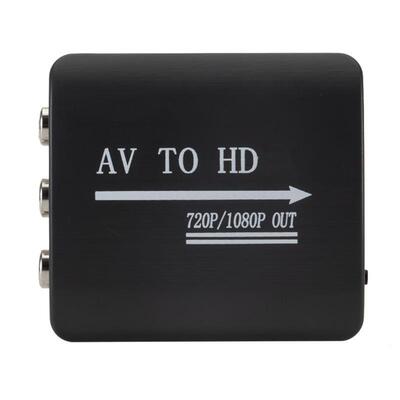 AV TO HDTV视频转换器 高清1080P CVBS RCA AV转HDTV 迷你AV2HDTV
