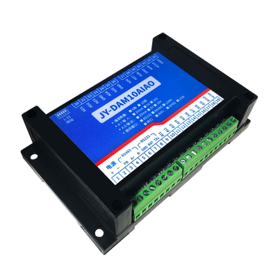 AM10AIAO 10路模拟量输入输出模块0-10V/0-5V/4-20ma转485/232 1