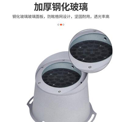 楼工程装腰鼓灯户外防雨防明装腰鼓雷区景照树投光灯酒店体广场明