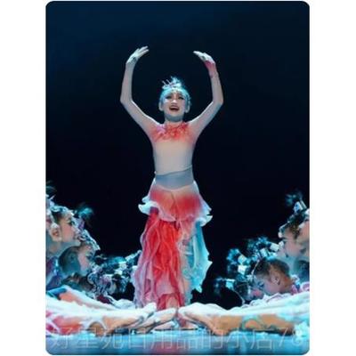 高档一六小荷风云波里鲤跃舞锦蹈表演服鱼儿欢歌采演出服小鱼儿舞