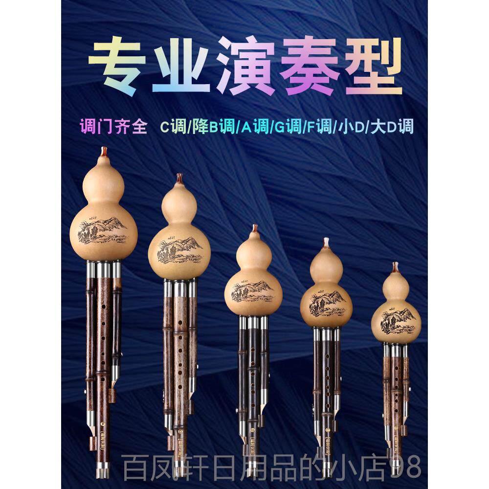 高档天然葫芦专丝c调b调初学者乐成乐人业演奏器葫芦丝初学器者正
