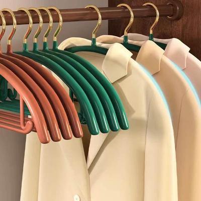 无痕不起包防滑加粗不锈钢衣架家用挂衣防肩角衣架轻奢晾衣服架子