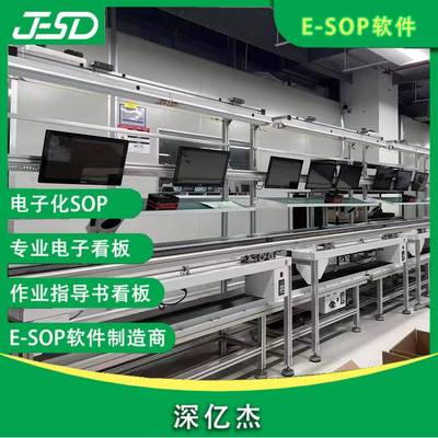 工位状灯异常态呼叫安系SOP电统子作CSJ业指导书看板