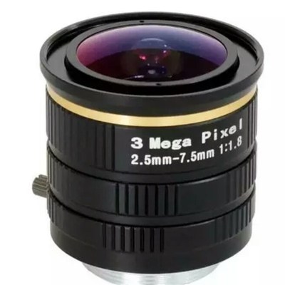 超广角 全幅小变焦高清300万CS接口/2.5-7.5mm工业检测镜头3D扫描