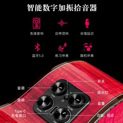 艾吉玛AJIMA虎纹枫木全单手工擦色进阶演奏镜面亮光尤克里里琴S98