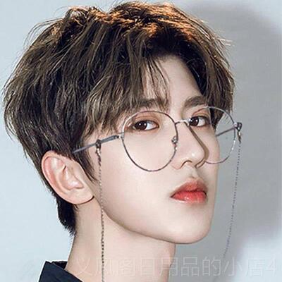 正品复古防蓝圆光防辐合射框眼镜 金镜架可配近视镜片