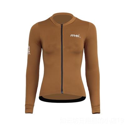 正品魅骑cycle男骑行长袖素色冬女季抓保暖自m行车绒公路服多色me