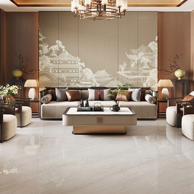 壹号800*1350广东砖双零吸水率10mm厚亮光白金沙【单片价】