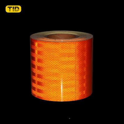 15cm油带罐车橙60色危险品运输反光车贴超促强级反光警示胶带销