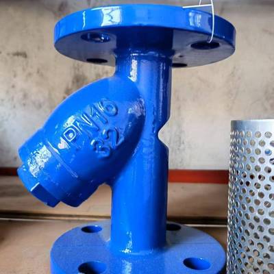 法兰y型滤过滤器GL兰41H-16Q球铁铸除铁法过滤器污水管道污OTM过