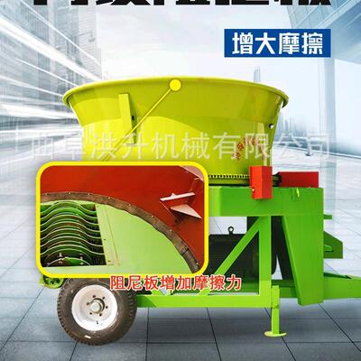 草料秸秆粉碎AEF机大口径圆草铡草捆机苜蓿盘草料揉搓机