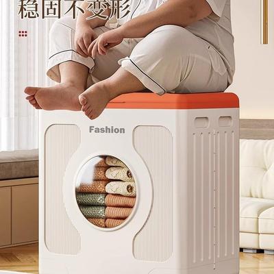 包邮衣服具纳箱大容量超大玩整理折叠箱家收OOW用翻盖衣物被子储