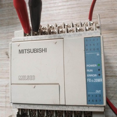 PLC 型号FX1s-20MR-D 输入24V。拆机