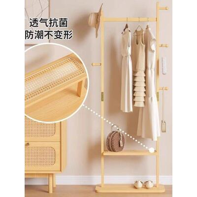 多功能挂实木地衣架入户门置物架衣服纳架转角HZM收衣帽落架客厅