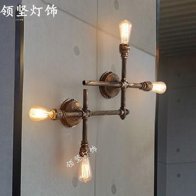 领坚美式复古工业壁灯过阳道餐厅酒吧水LJ-99032创意个性铁艺灯具
